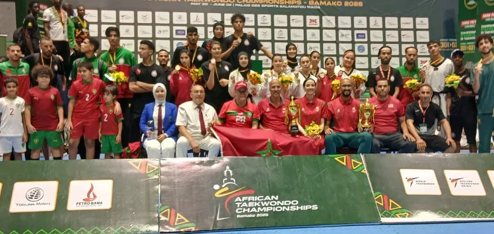 Le Maroc champion d'Afrique de taekwondo 2026
